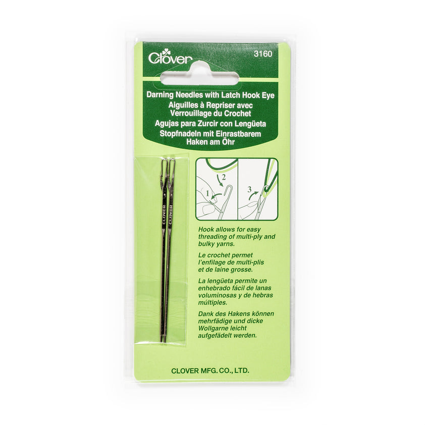 Darning Needle with Latch Hook Eye – Clover Needlecraft, Inc.