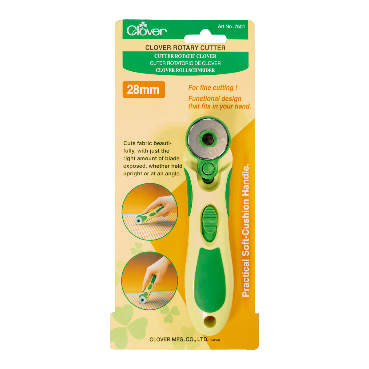 Rotary Cutter (28mm) – Clover Needlecraft, Inc.