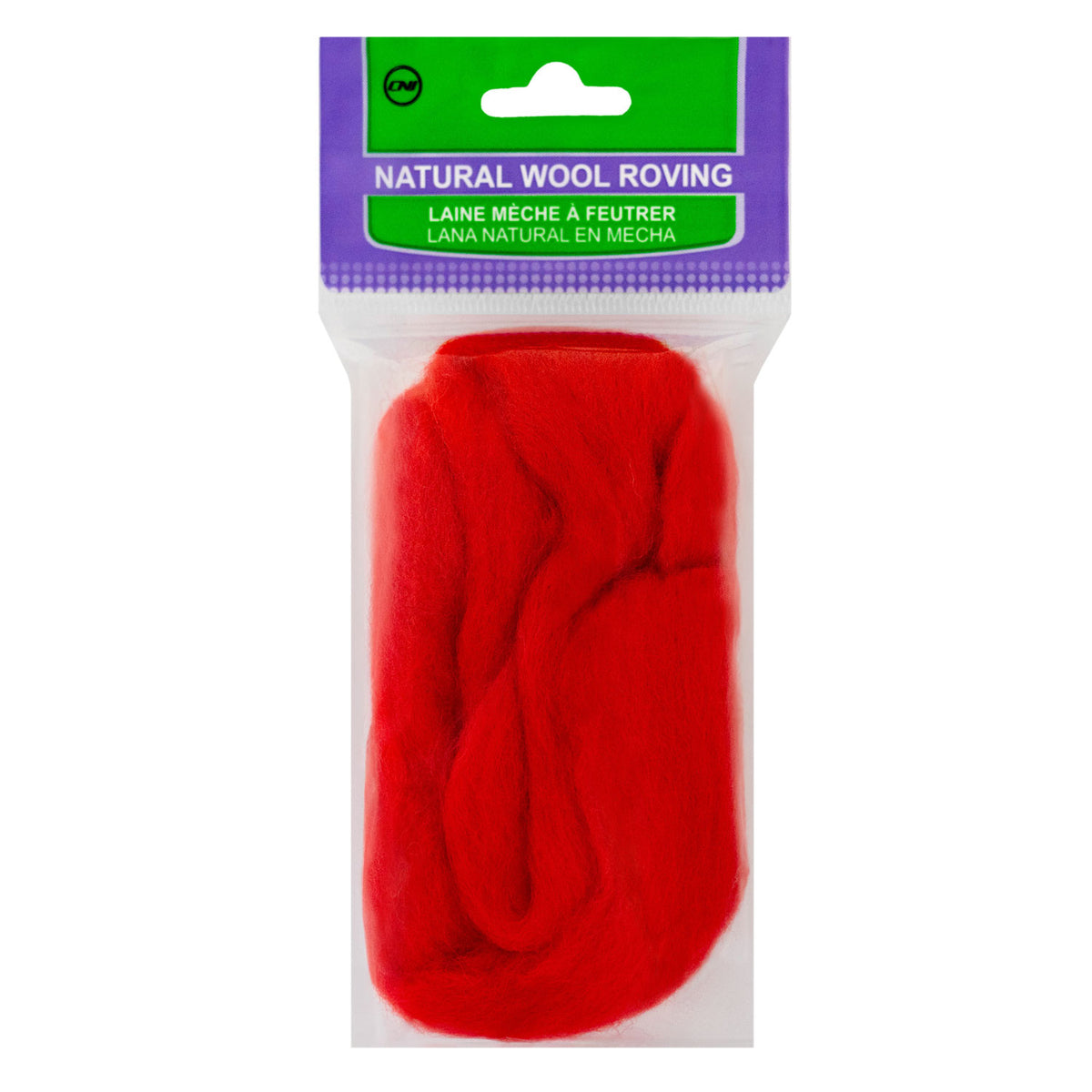 Natural Wool Roving (Red) – Clover Needlecraft, Inc.