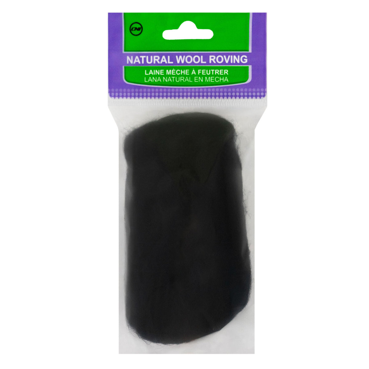 Natural Wool Roving (Black) | Clover – Clover Needlecraft, Inc.