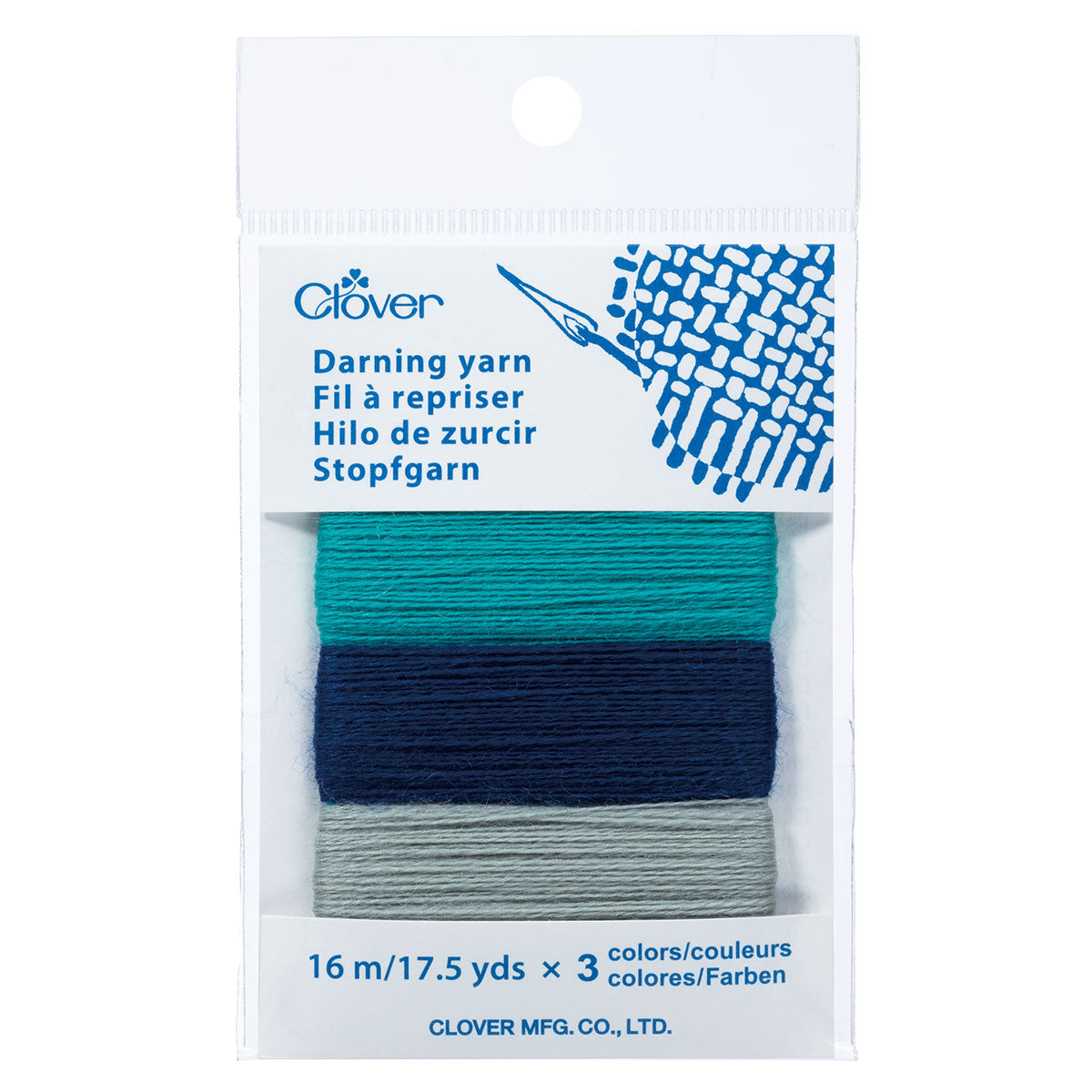 Darning Yarn (Blue) – Clover Needlecraft, Inc.