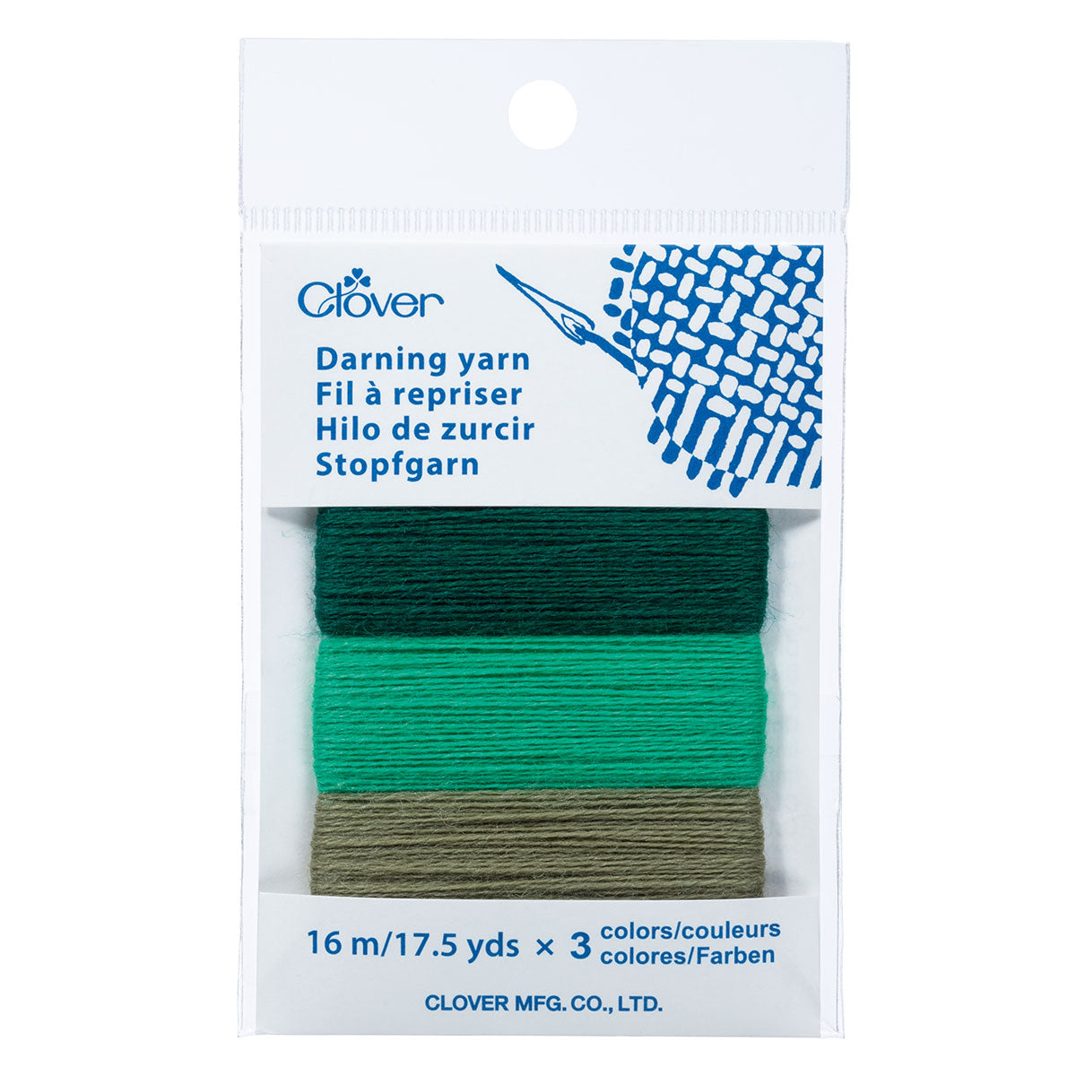 Darning Yarn (Emerald) – Clover Needlecraft, Inc.