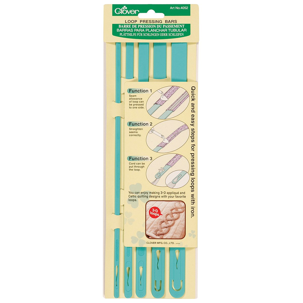 Loop Pressing Bars – Clover Needlecraft, Inc.