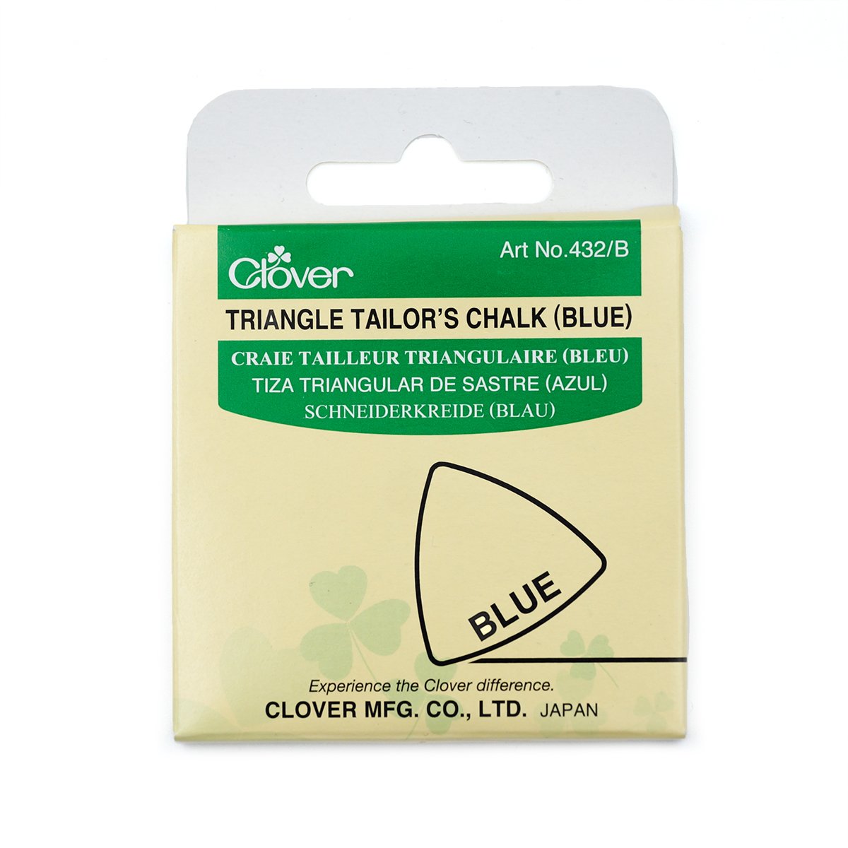 Triangle Tailor's Chalk (Blue) – Clover Needlecraft, Inc.